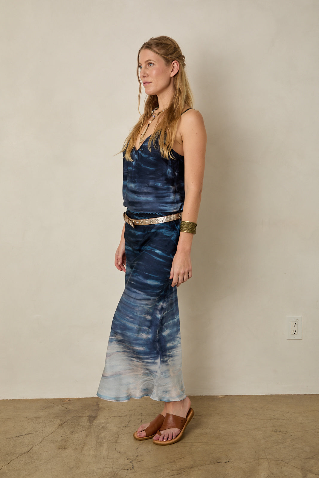 Skye Eco Satin Bias Cami – River and Sky